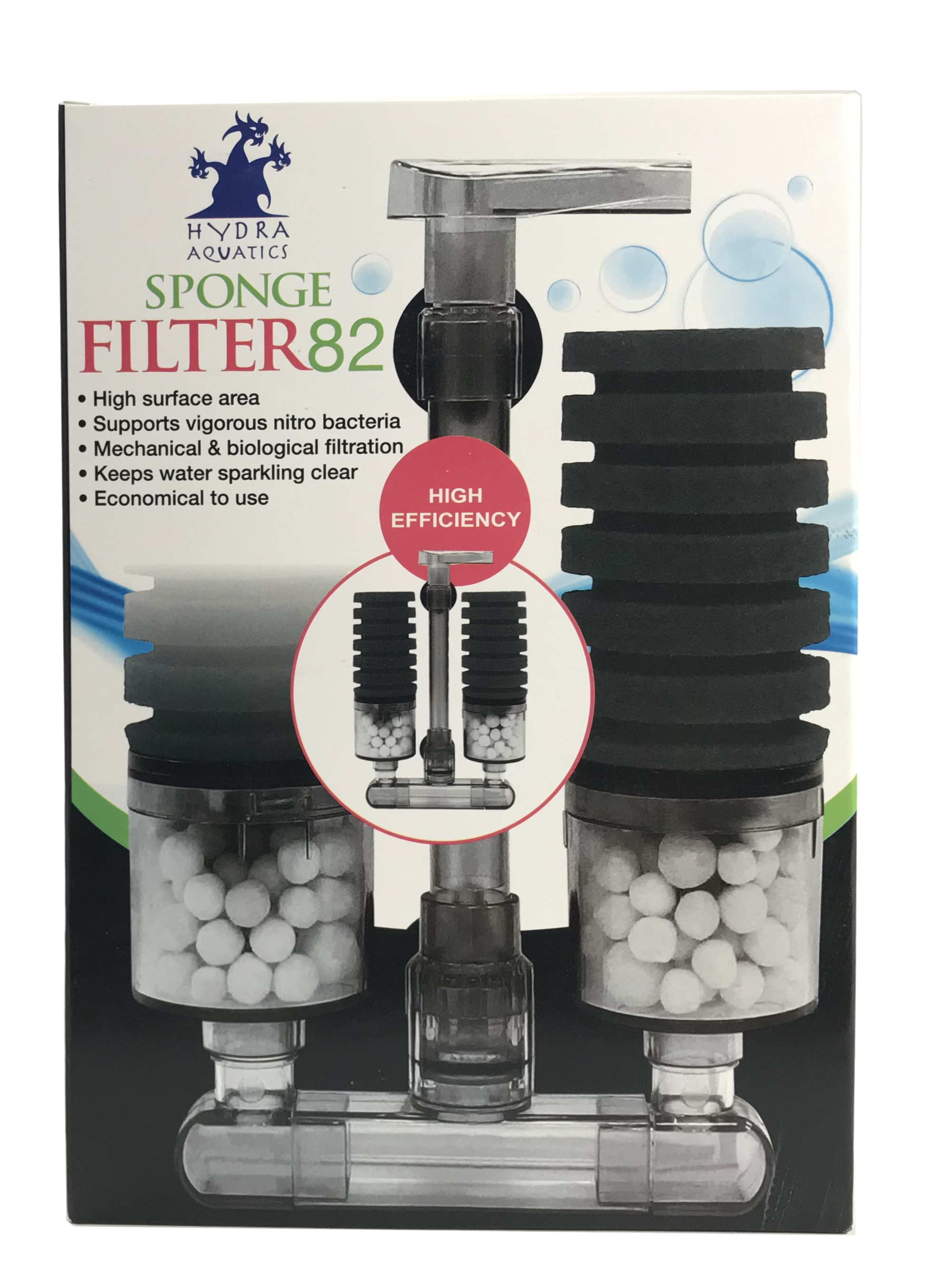 Product Detail: Hydra High Efficiency Sponge Filter 82
