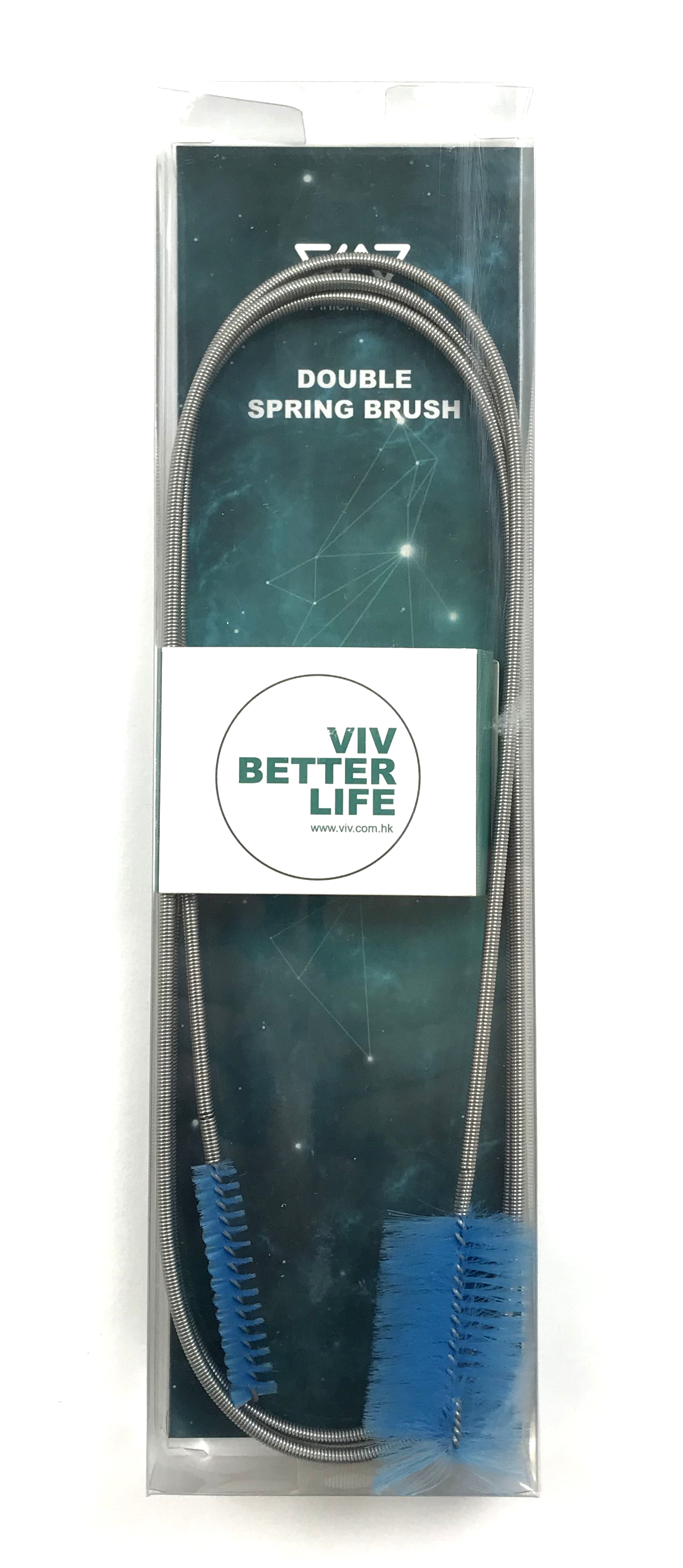 Product Detail: Pro Stainless Spring Brush Tube Washer - Double Head 46"